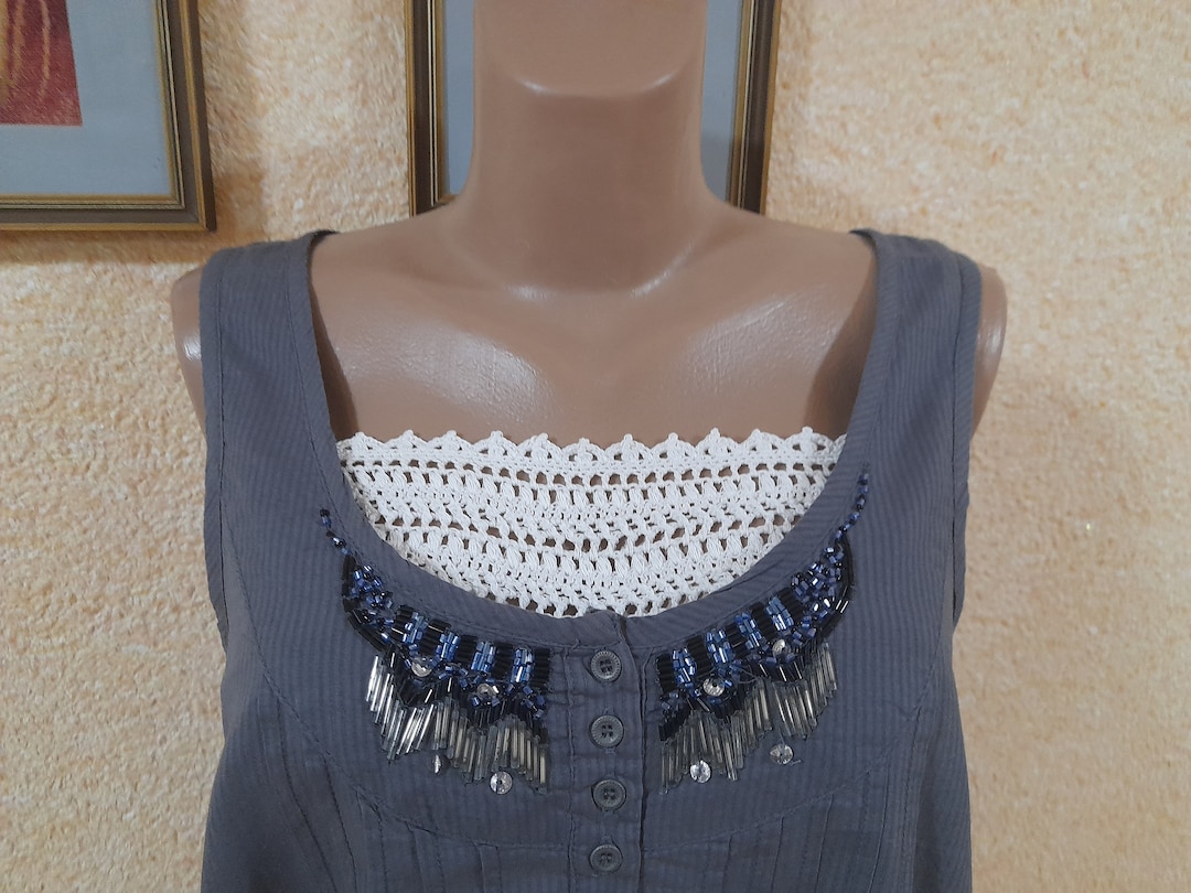 White Crochet Lace Modesty Panel Bra Insert - Etsy