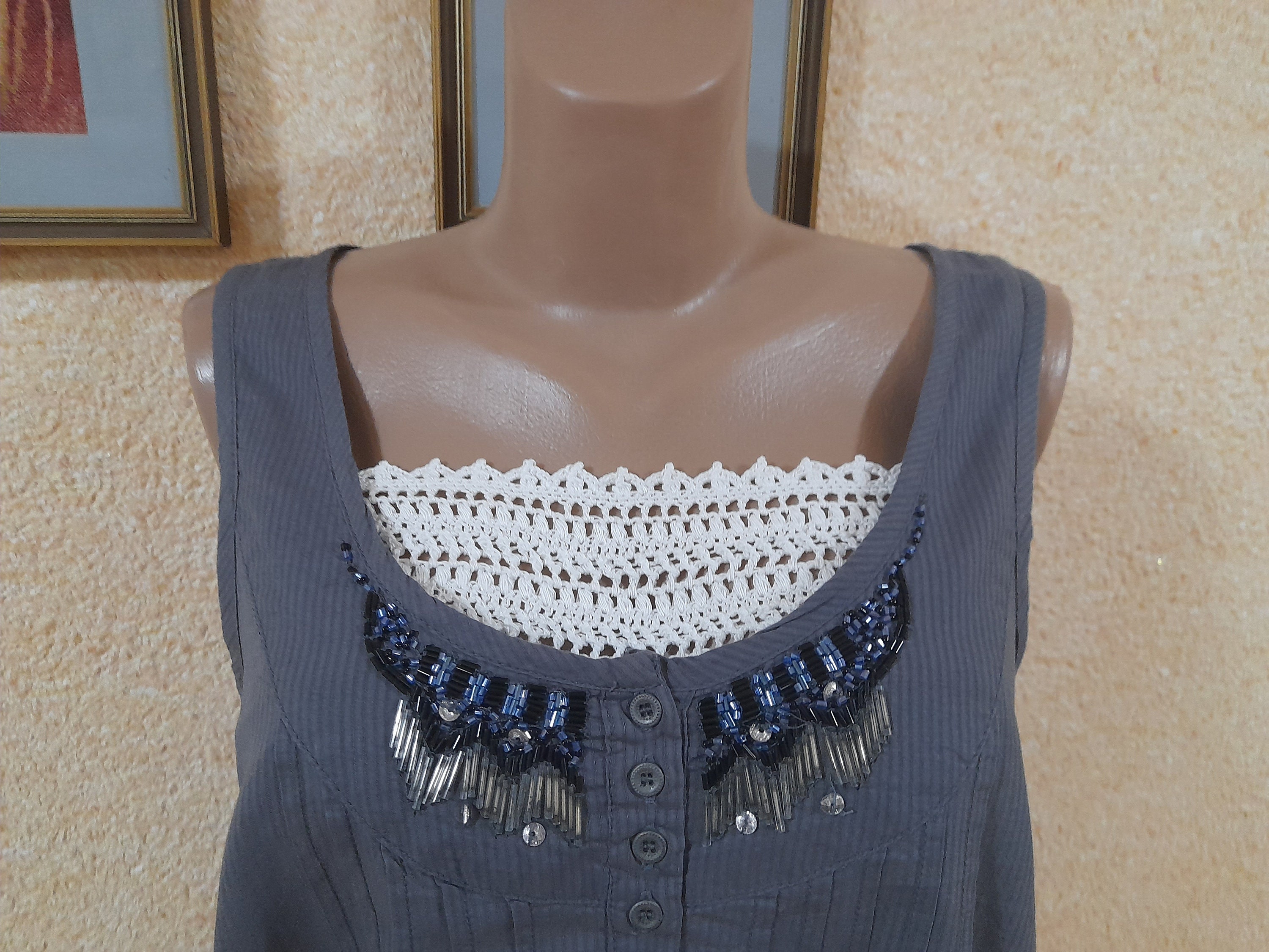 White Crochet Lace Modesty Panel Bra Insert - Etsy