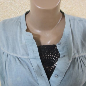 Modesty Panel Black Crochet Modesty Panel Instant Camisole - Etsy