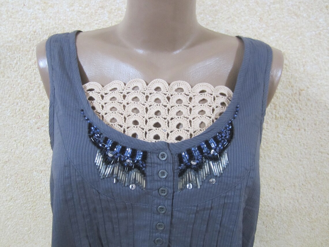 Modesty Panel Lace Bra Insert Cleavage Cover - Etsy