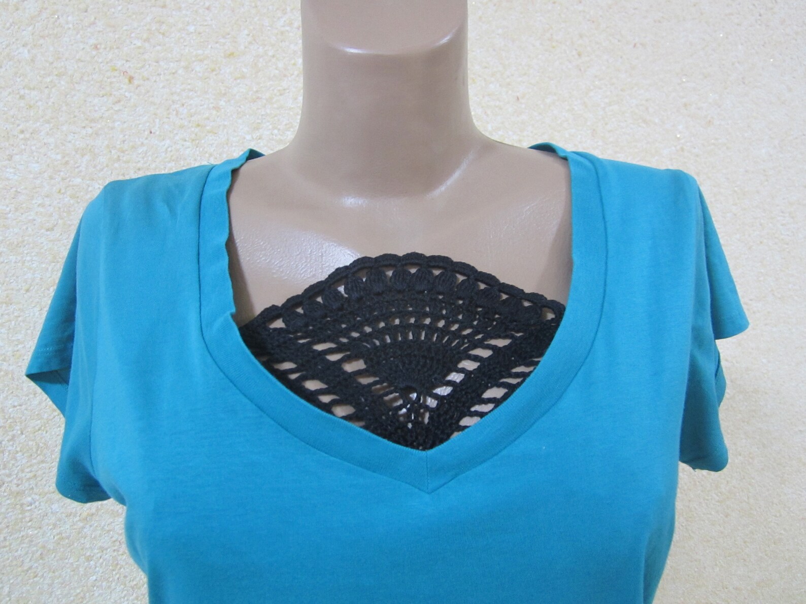 Modesty Panel Black Crochet Modesty Panel Instant Camisole | Etsy