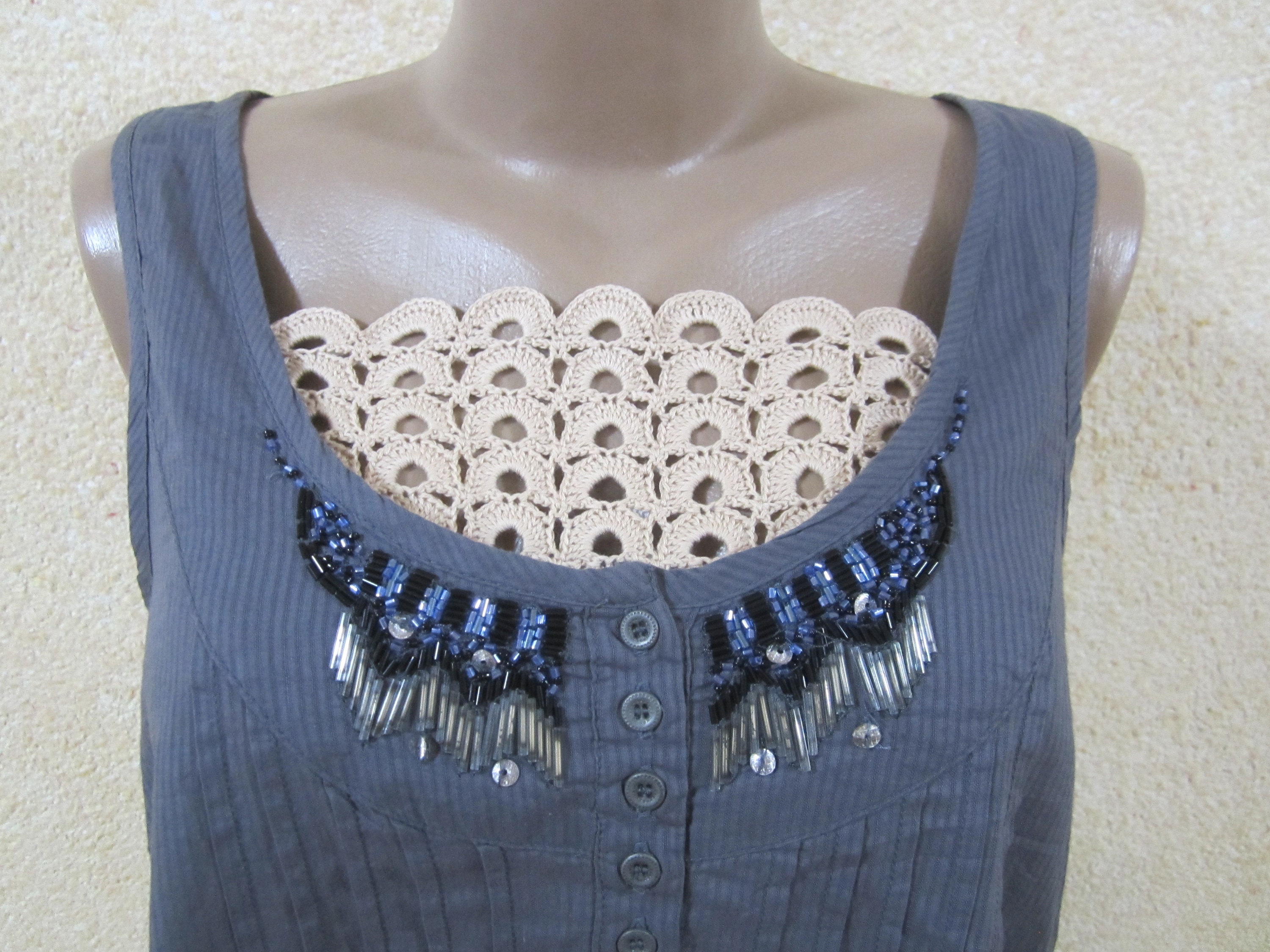 Modesty Panel Lace Bra Insert Cleavage Cover | Etsy