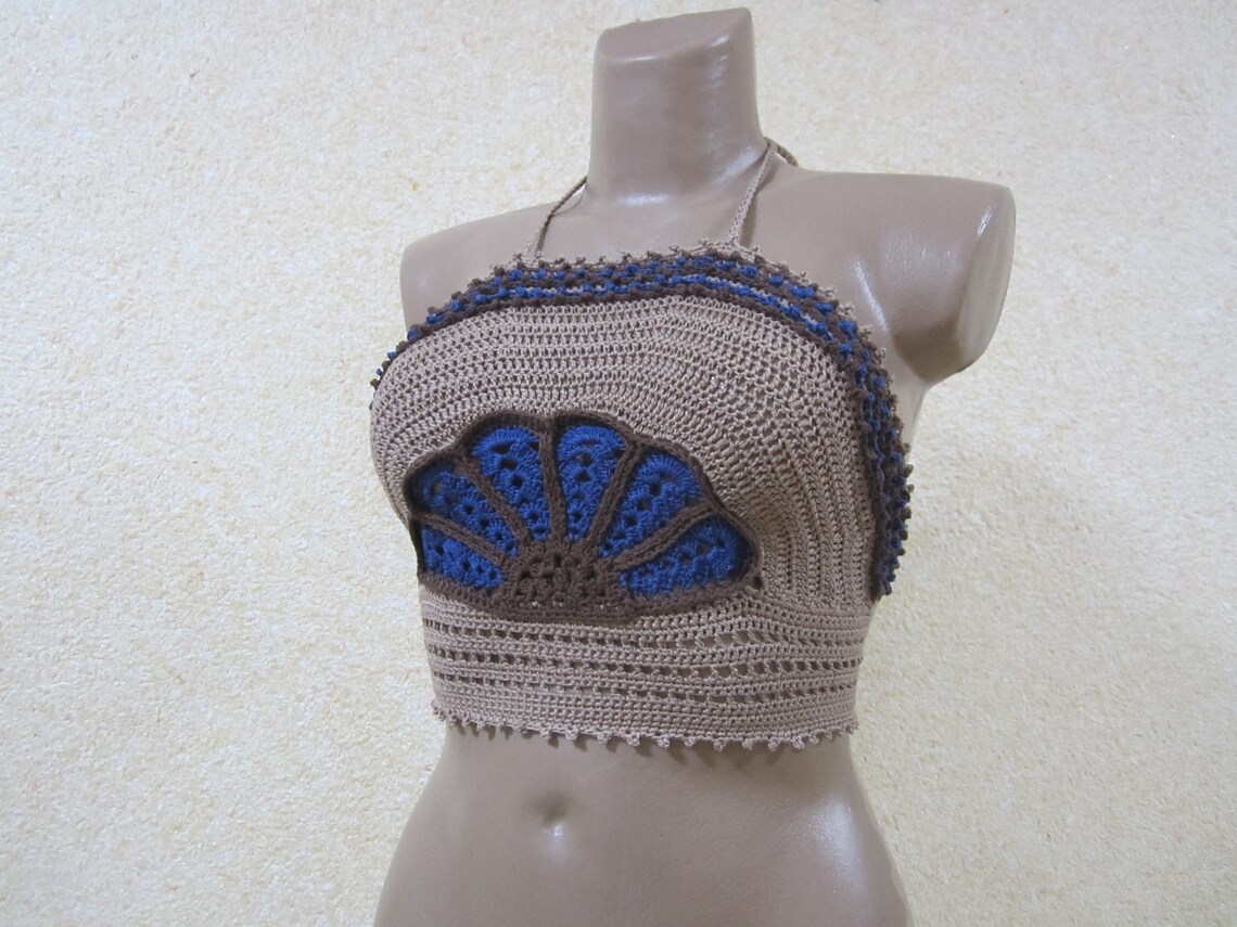 Crochet Bikini Top Crochet Festival Top - Etsy