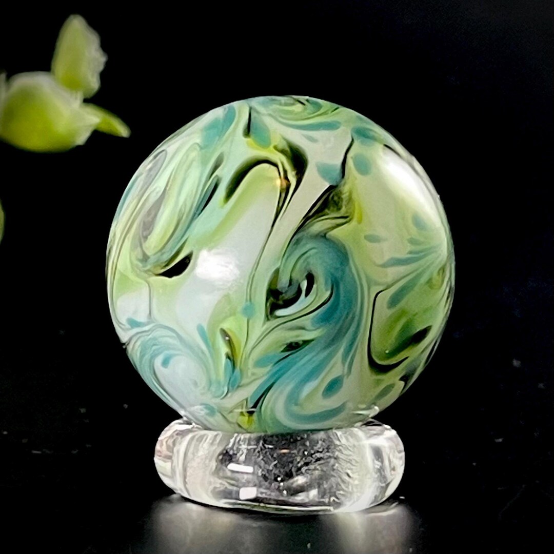 Handmade Borosilicate Glass Marble, Heady Glass, One of a Kind ...