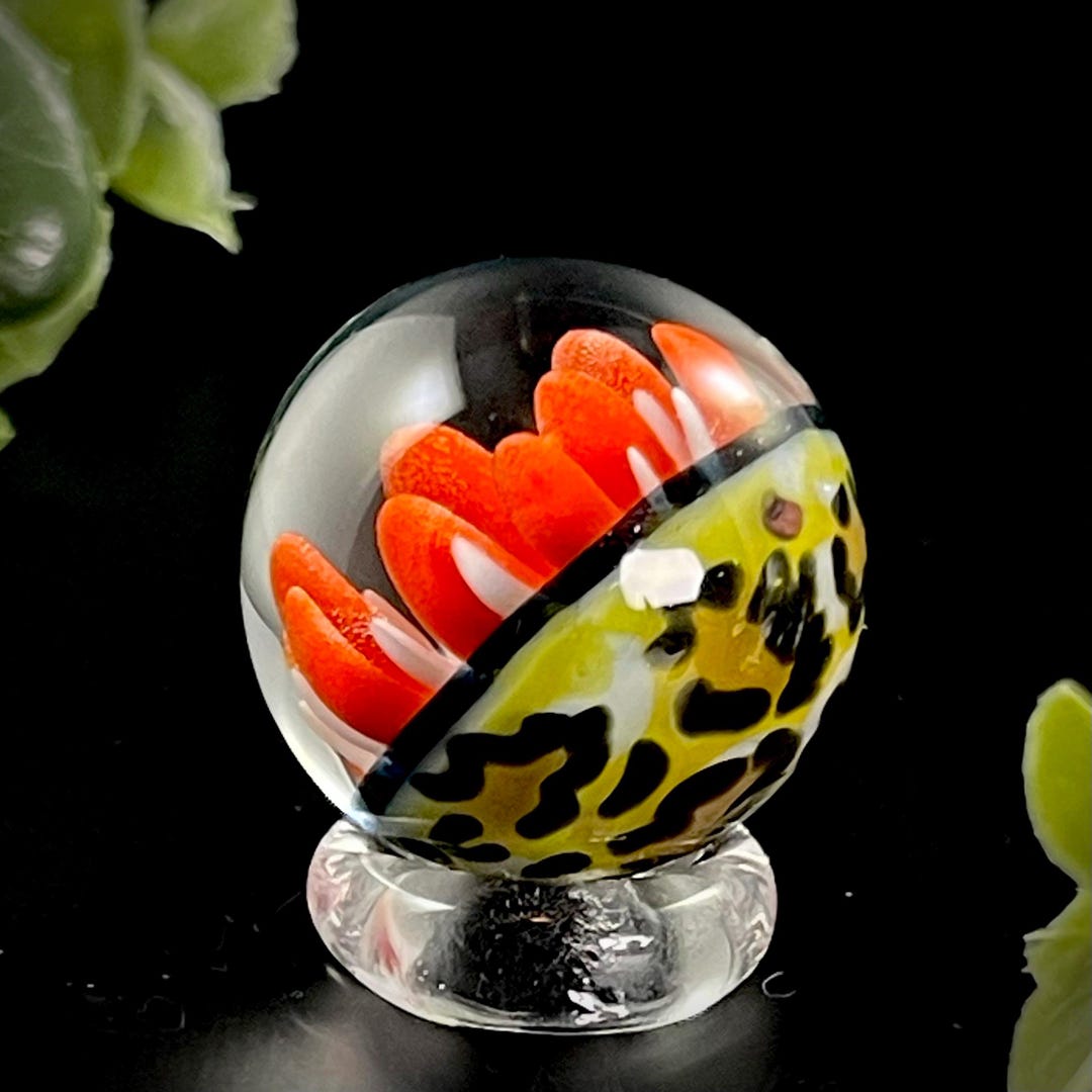 Marble Collaboration - 1.25" - Borosilicate Glass - Handmade ...