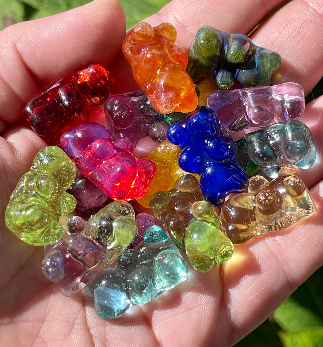 Handmade Glass Gummy Bear - Realistic and Irresistibly Sweet! - Etsy