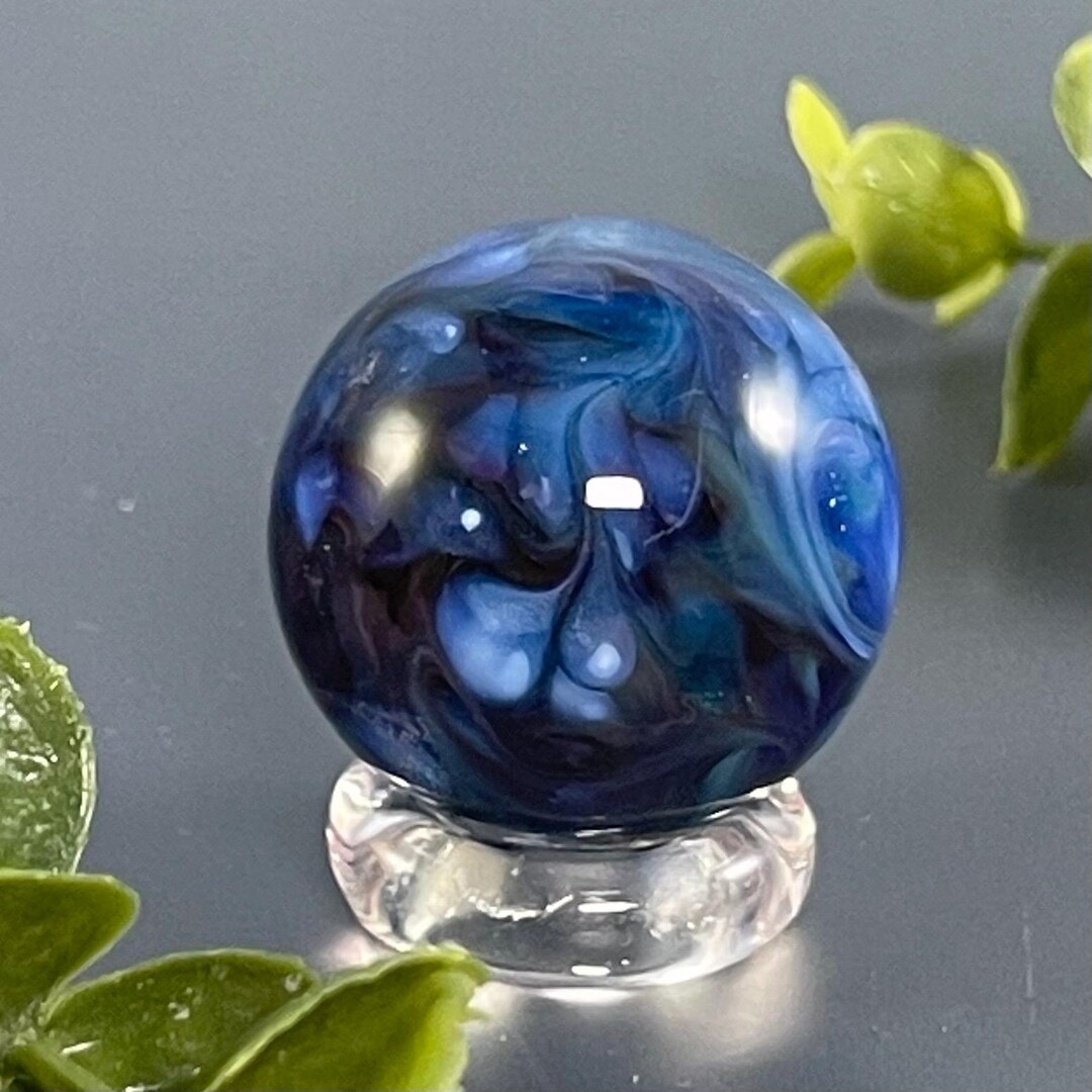 Glass Marble - 1.28" - Handmade- Borosilicate Glass - Collector - Hider ...