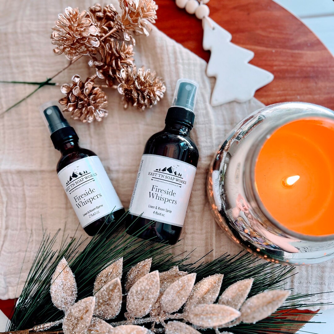Fireside Whispers - Room + Linen Spray - Comforting Fabric Freshener ...