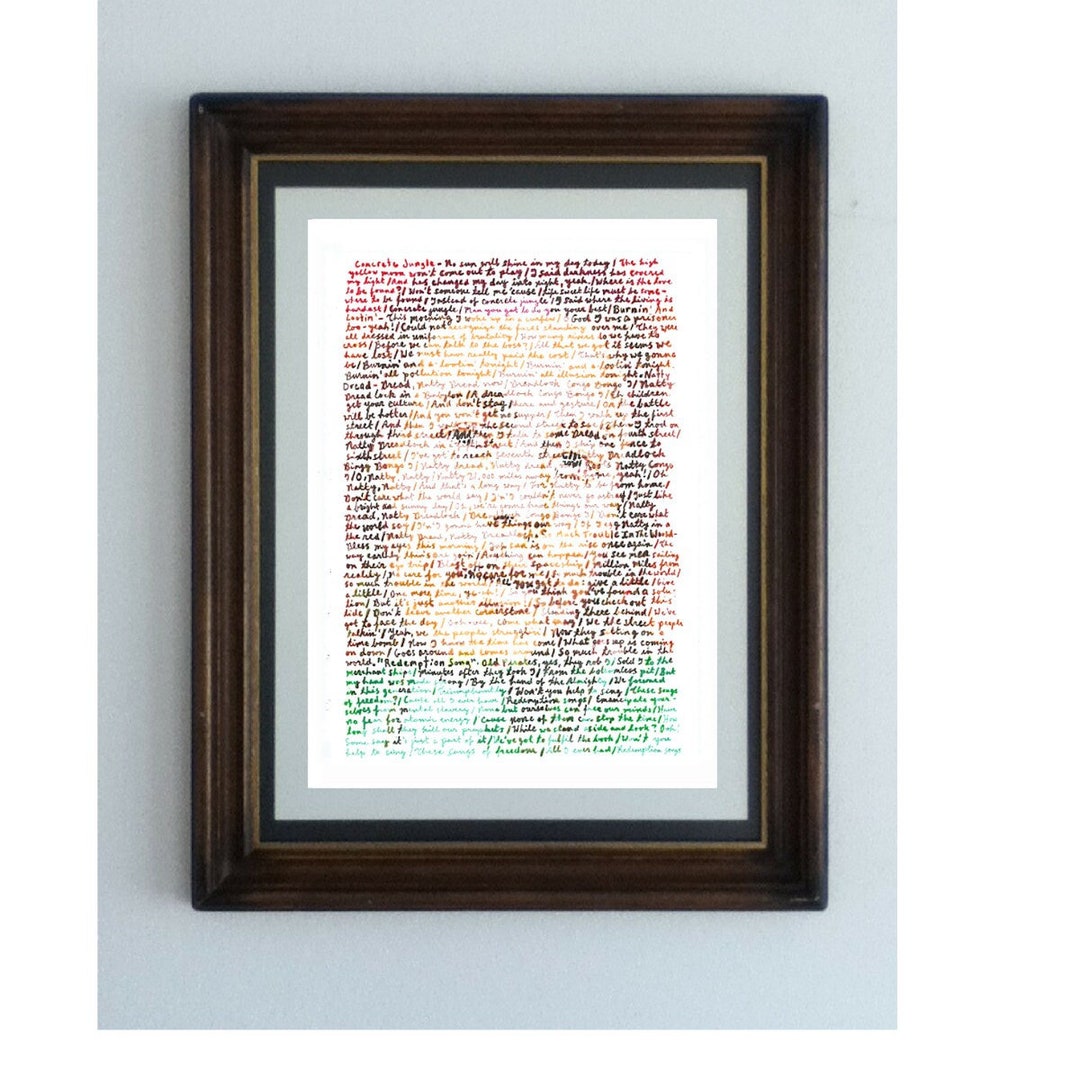 Bob Marley, a Portrait of the Legendary Singer Songwriter, in His Own ...