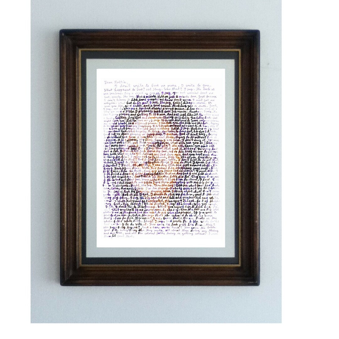 Alice Walker Poster, a Portrait of the Color Purple Author in Her Own ...