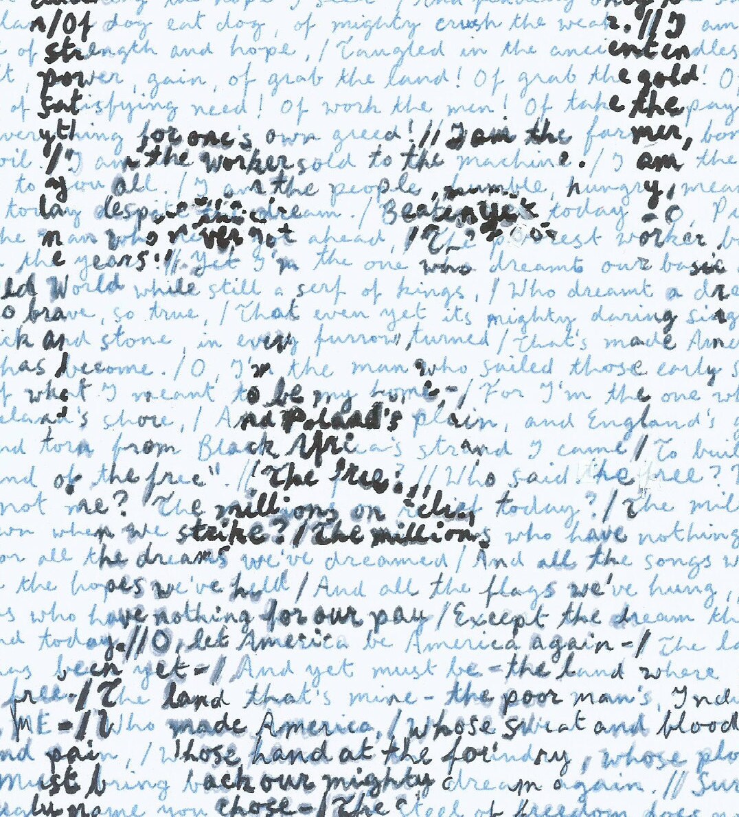 Langston Hughes 2 in his own words a portrait of the black | Etsy