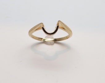 U Shaped Wedding Ring - Etsy