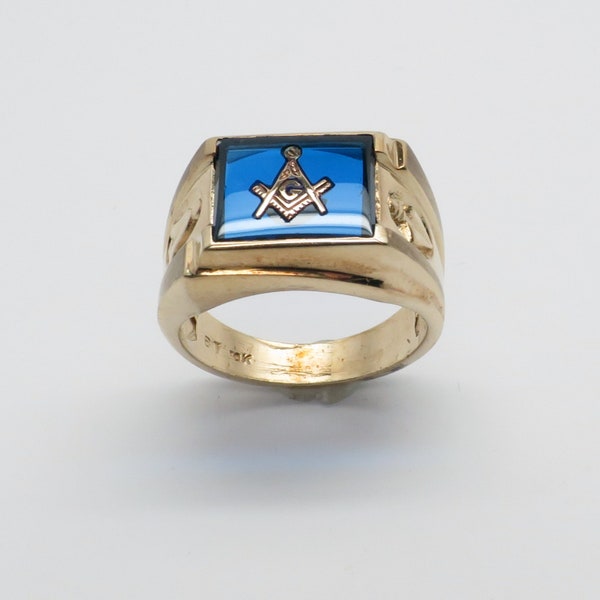 Vintage Masonic Ring Etsy