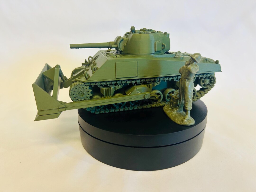 M4 Sherman Dozer WWII US Army Tank: 1/32 Army Men Scale - Etsy