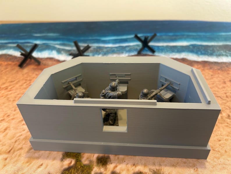 WWII German Machinegun Bunker #2: 1/32 Army Men Scale - Etsy