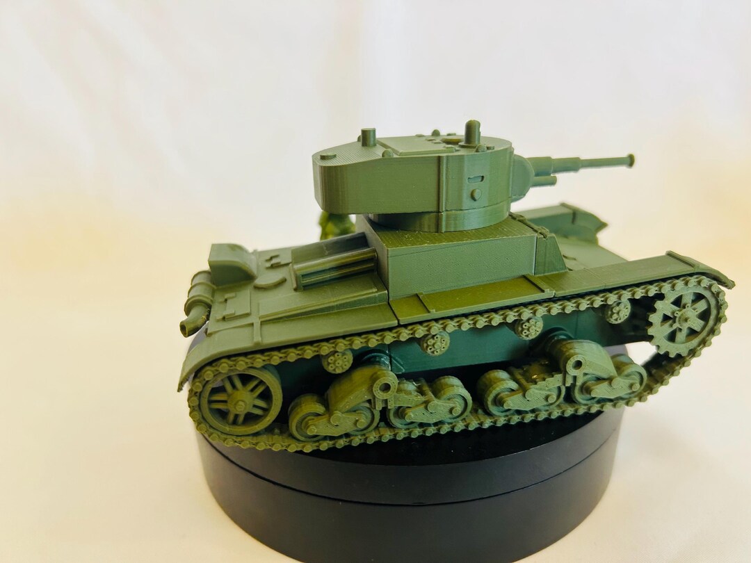 T26 WWII Soviet Army Tank: 1/32 Army Men Scale - Etsy