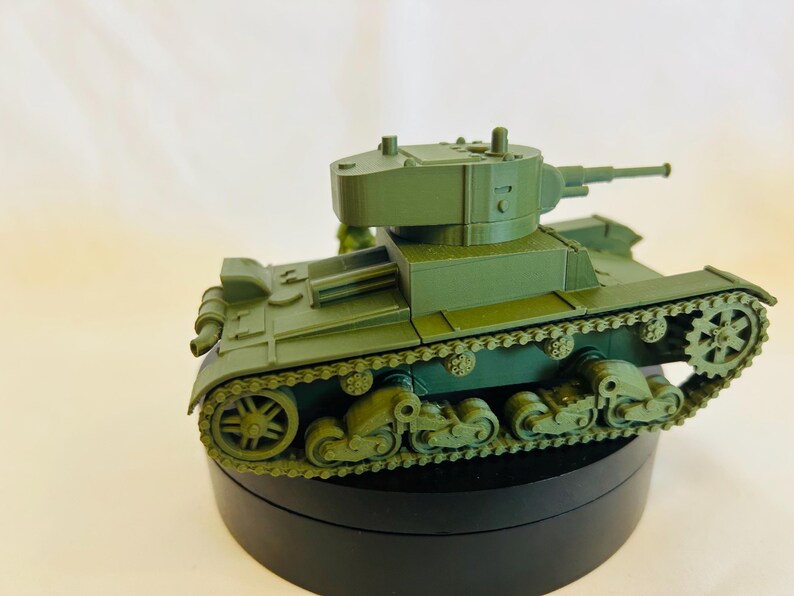 T26 WWII Soviet Army Tank: 1/32 Army Men Scale - Etsy