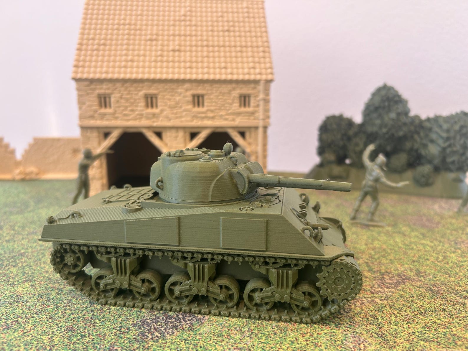 M4 Sherman Zippo WWII US Army Tank: 1/32 Army Men Scale - Etsy