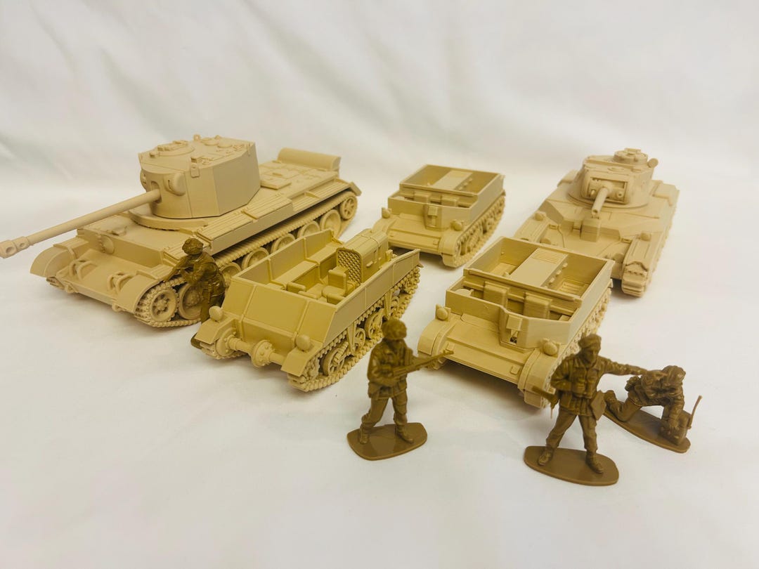 WWII (x5) British Pack #2 (A30 Cruiser Challenger, Matilda, Universal ...