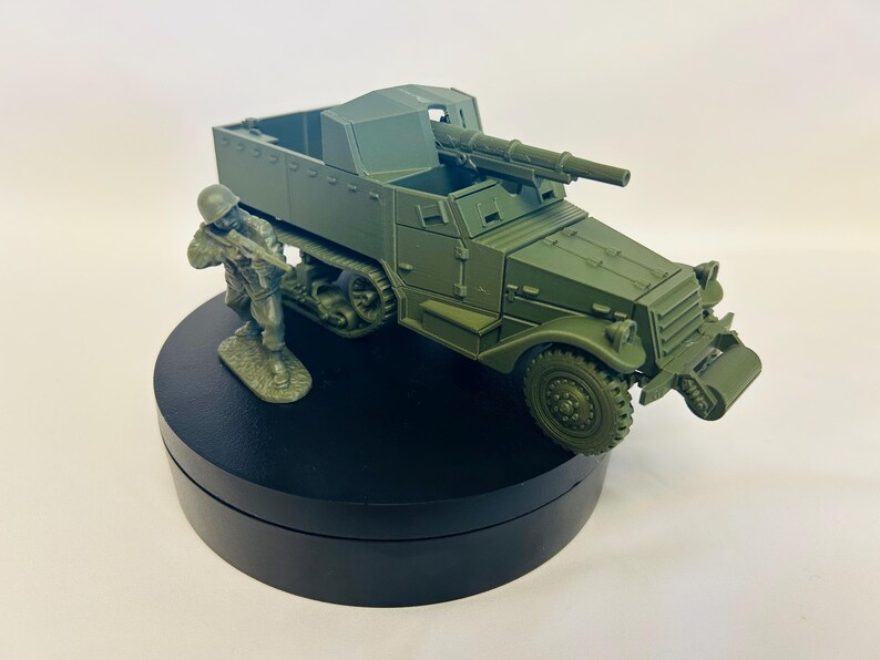 T19 Howitzer Motor Carriage WWII Armored Car: 1/32 Army Men Scale - Etsy