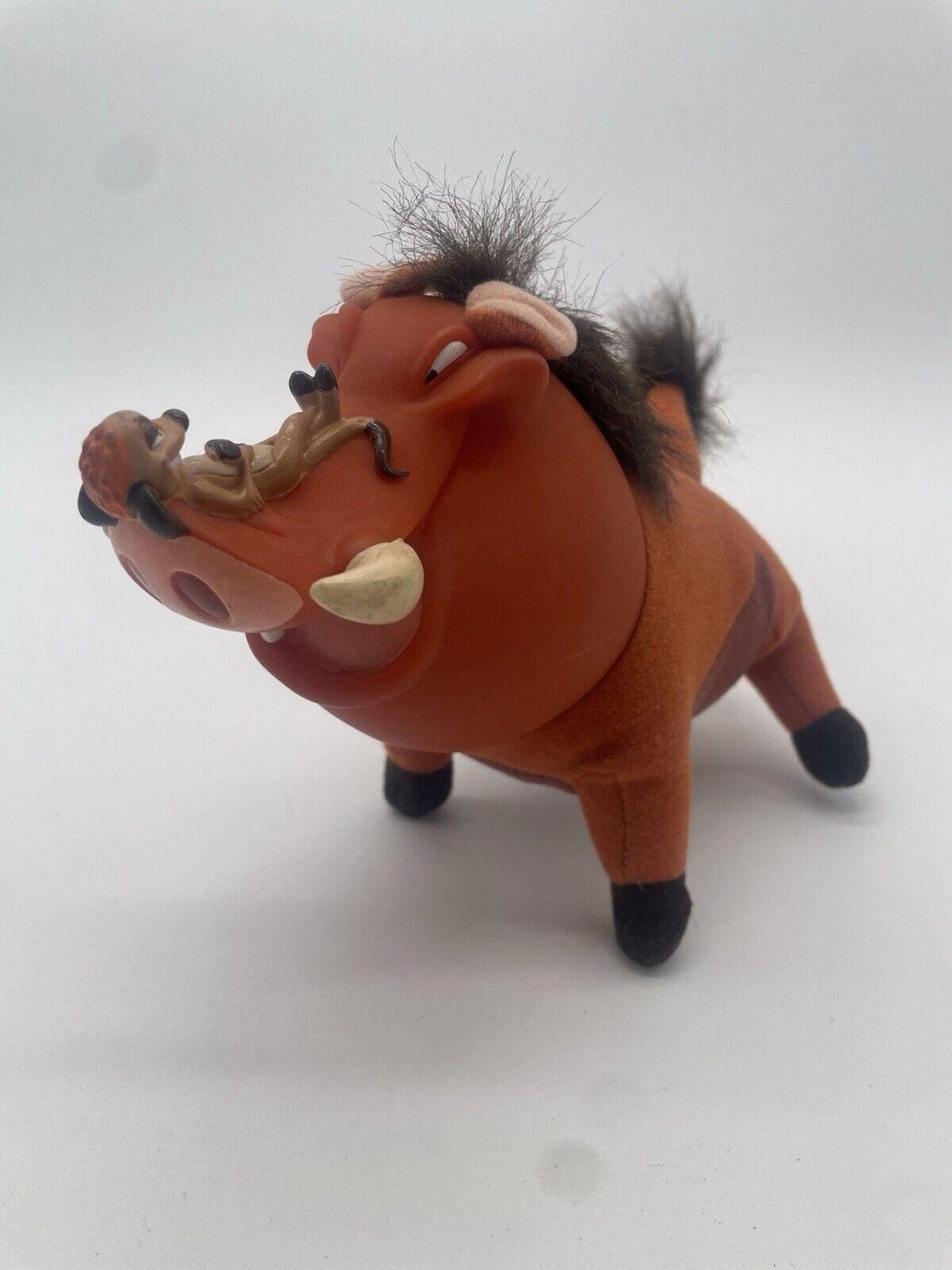 Applause Pumbaa & Timon 8" Soft Plastic Head Plush Soft Toy Stuffed ...