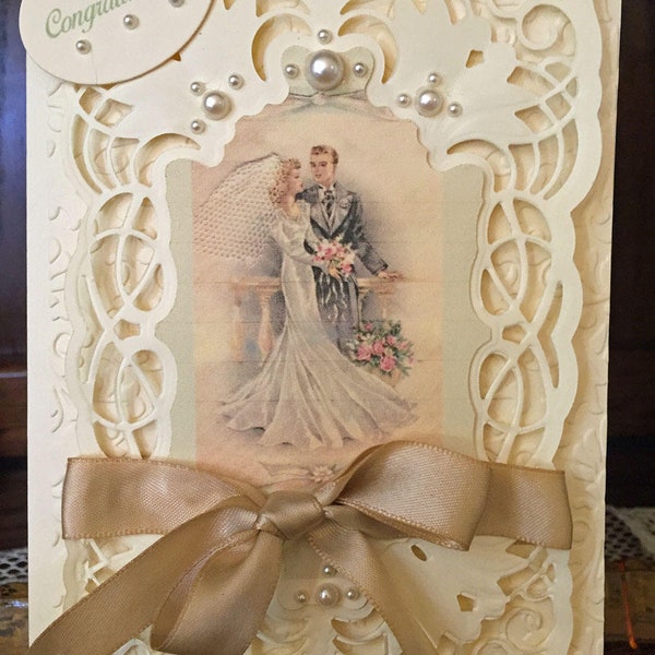 Vintage Style Card - Etsy