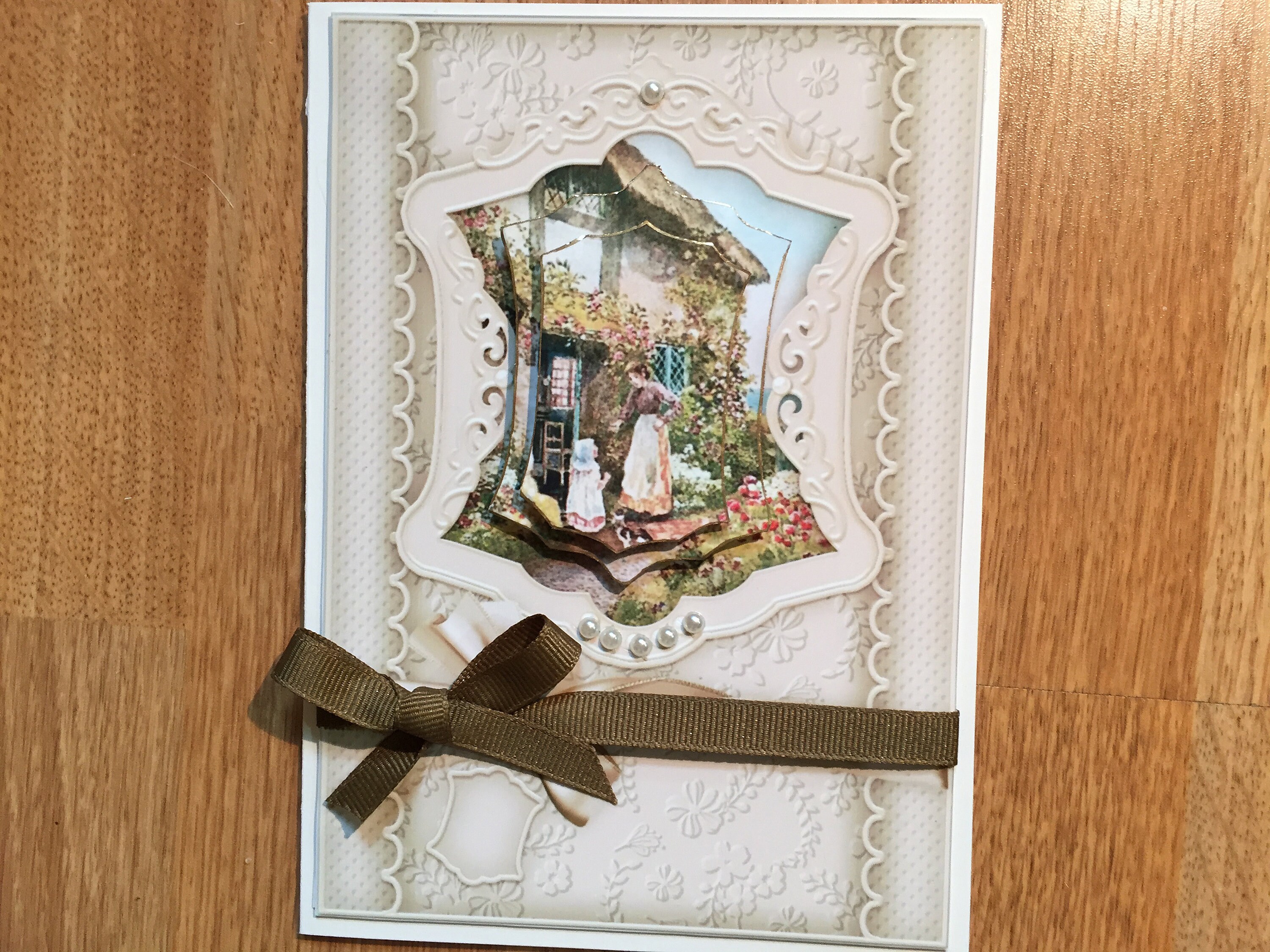 Vintage Cottage Birthday Card Personalized Birthday Card for - Etsy