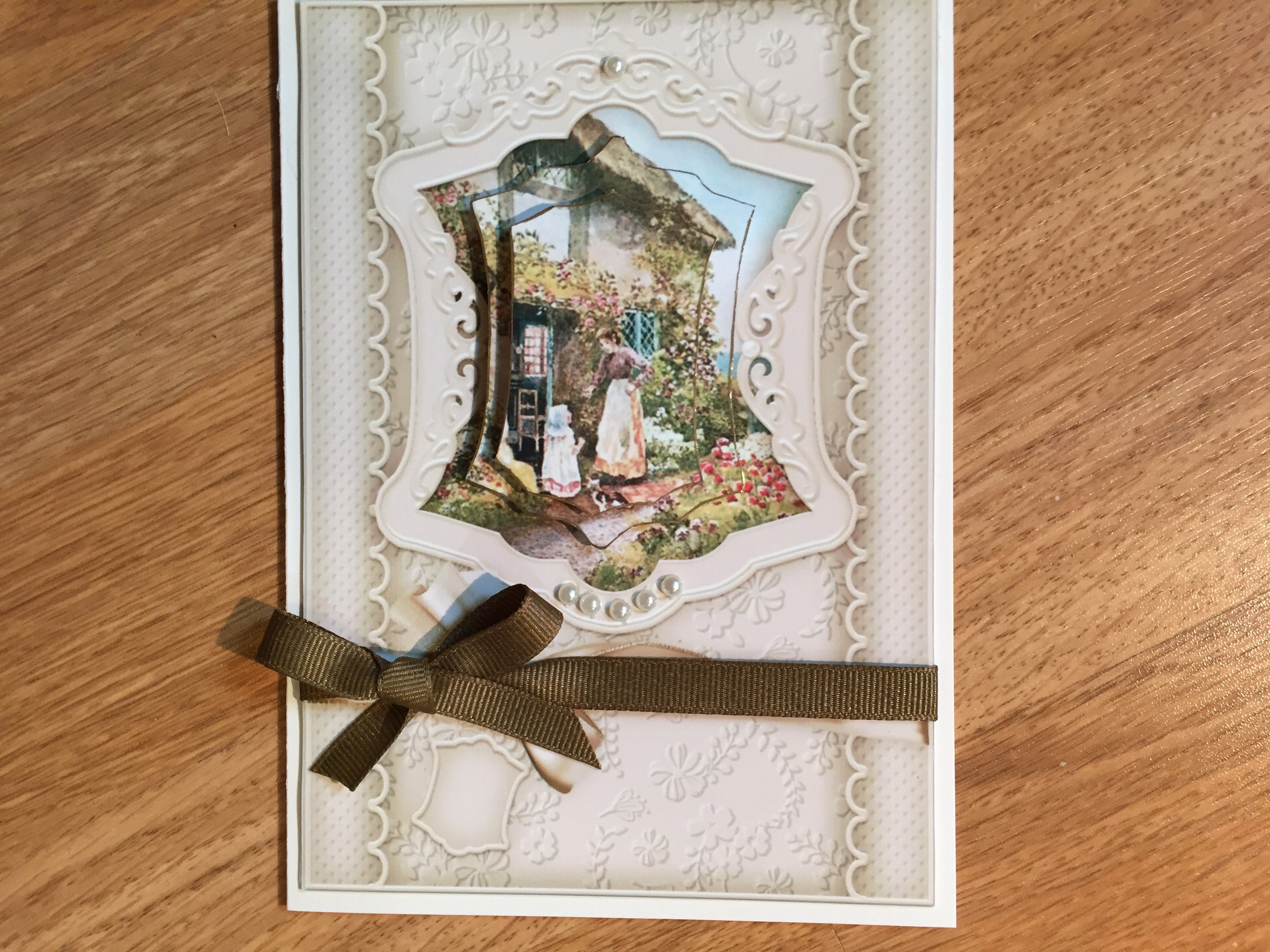 Vintage Cottage Birthday Card Personalized Birthday Card for - Etsy