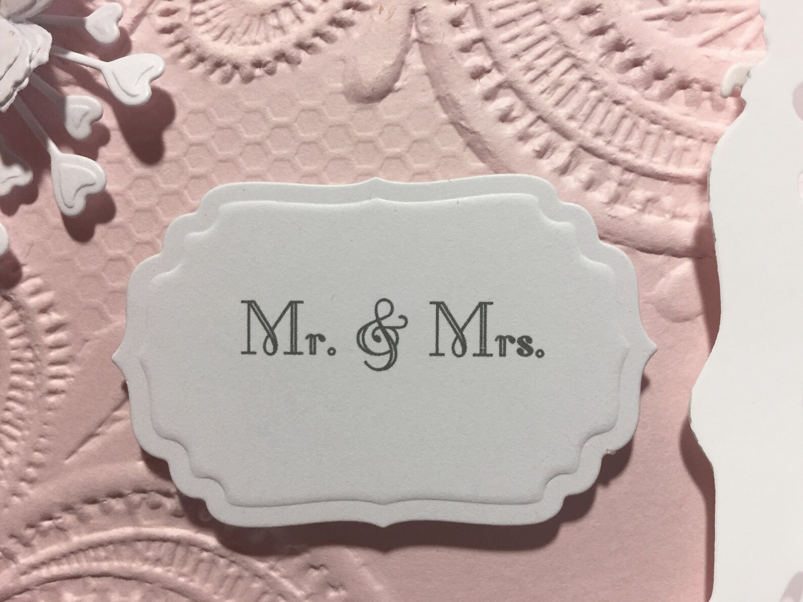 Personalized Wedding Card With Couple's Names Handmade - Etsy