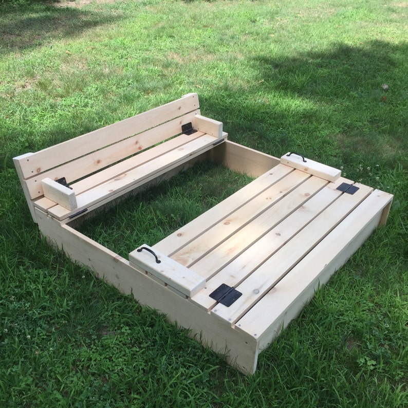Local Item Only NO SHIPPING Sandbox With Folding Cover and - Etsy