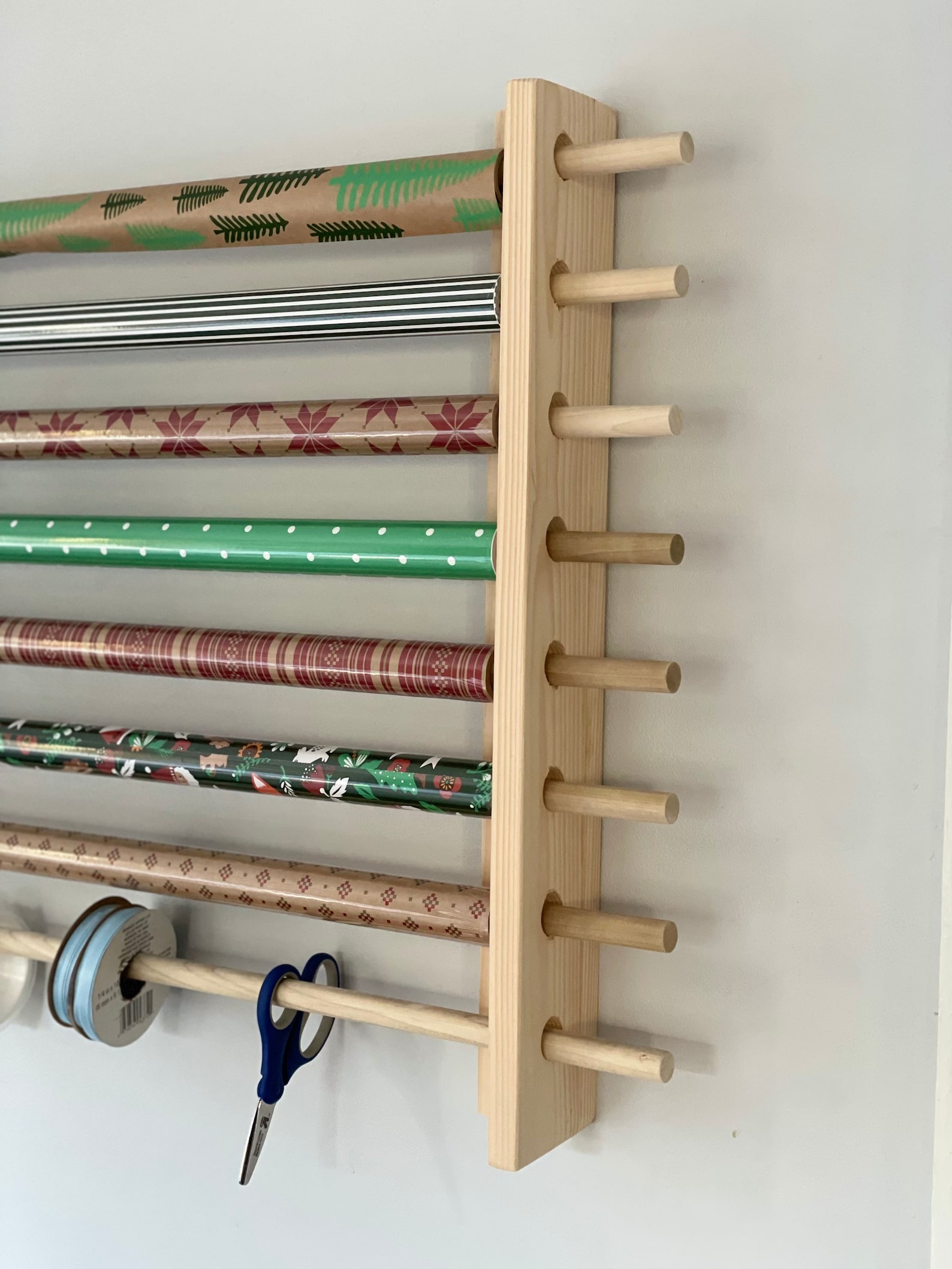 Wrapping Paper Storage // Gift Wrap Storage // Vinyl Roll - Etsy