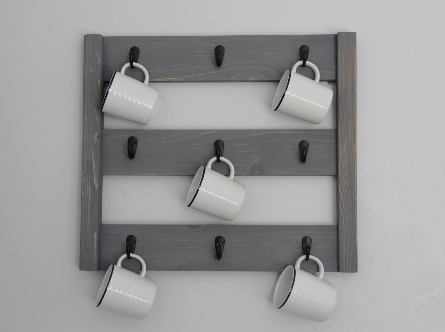 Large Coffee Mug Rack // Kitchen Storage Rack // Mug Storage - Etsy