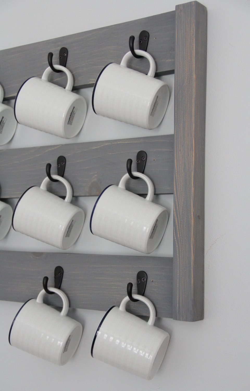 Large Coffee Mug Rack // Kitchen Storage Rack // Mug Storage - Etsy