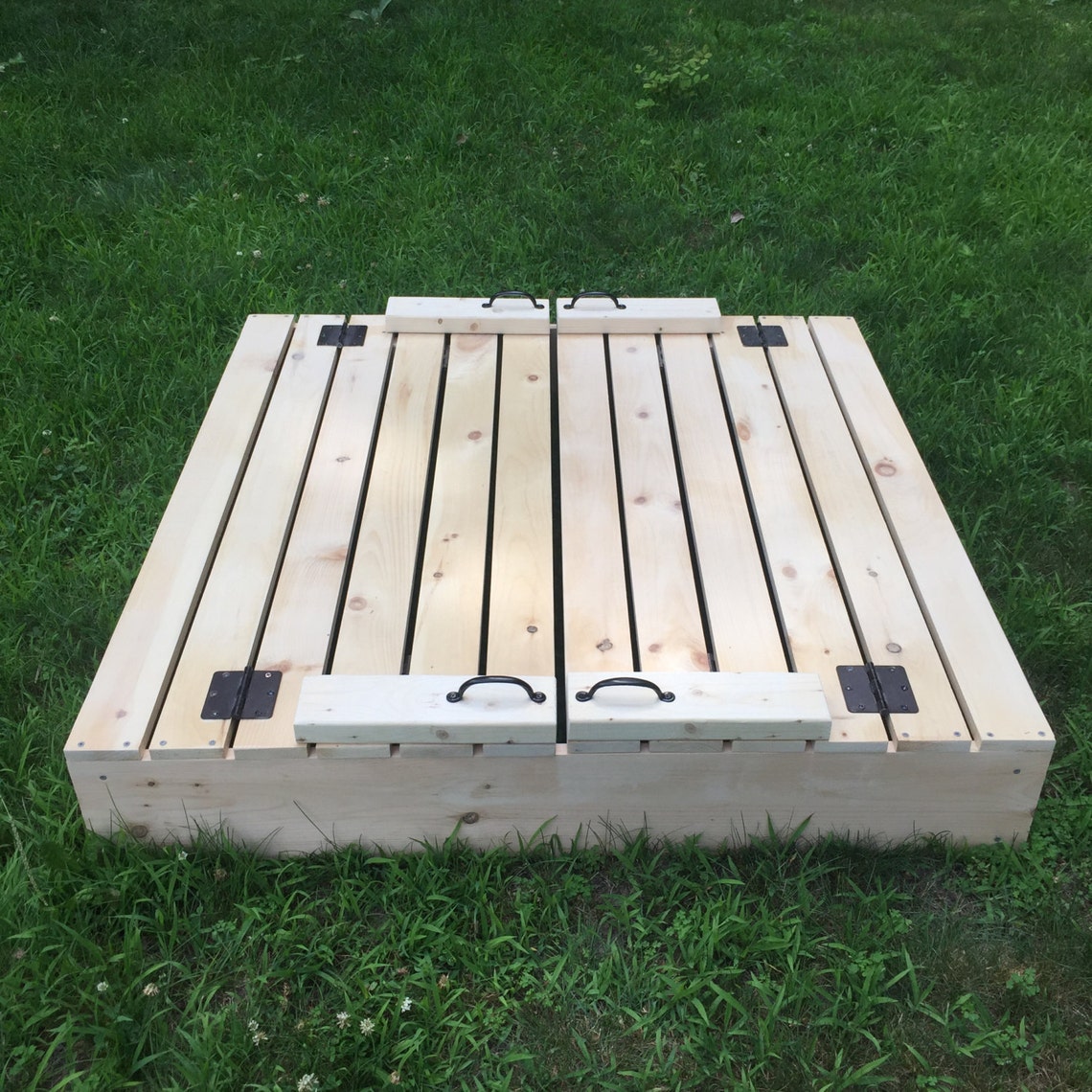 Local Item Only NO SHIPPING Sandbox With Folding Cover and - Etsy