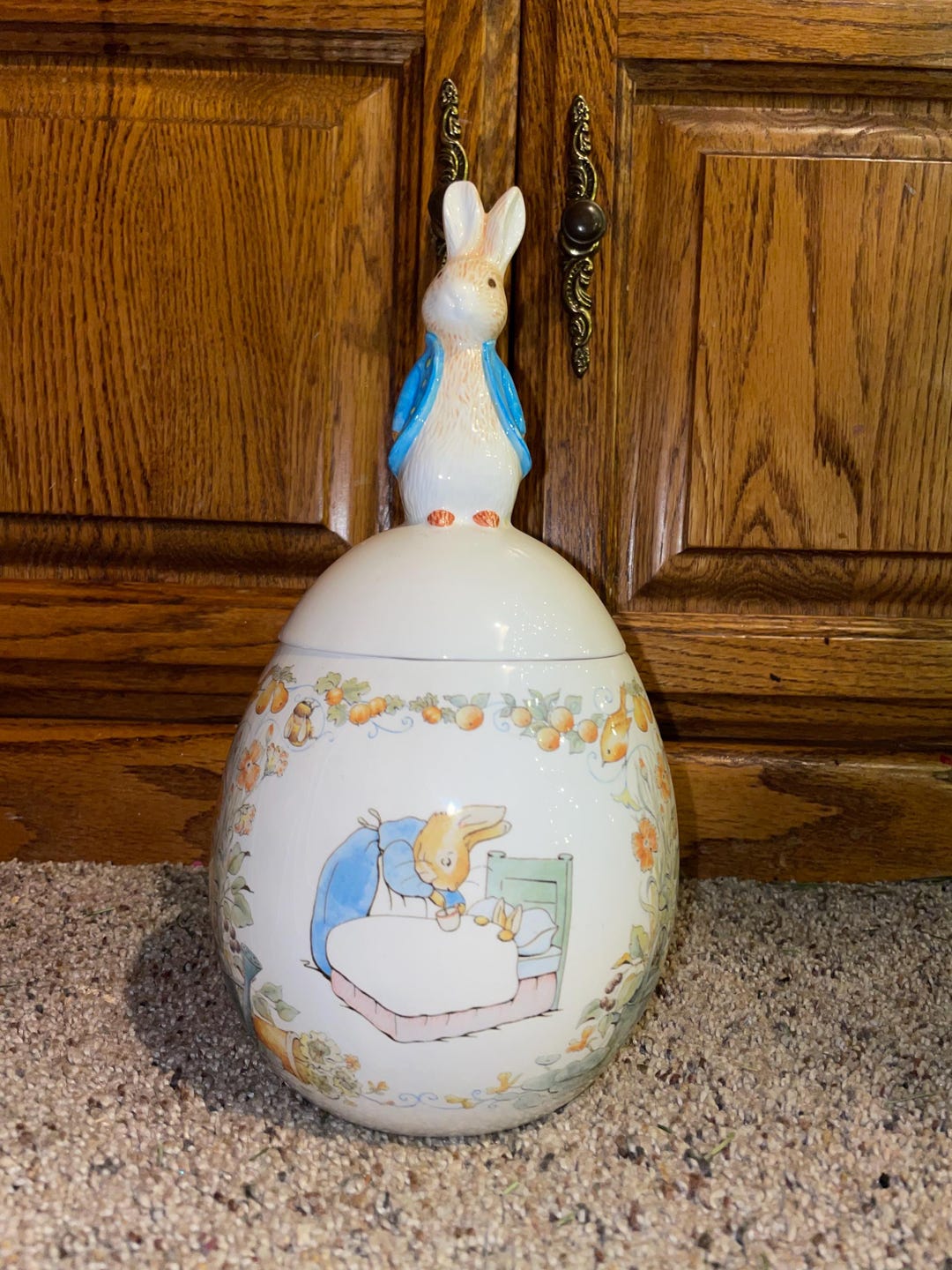 Peter Rabbit Cookie Jar - Etsy