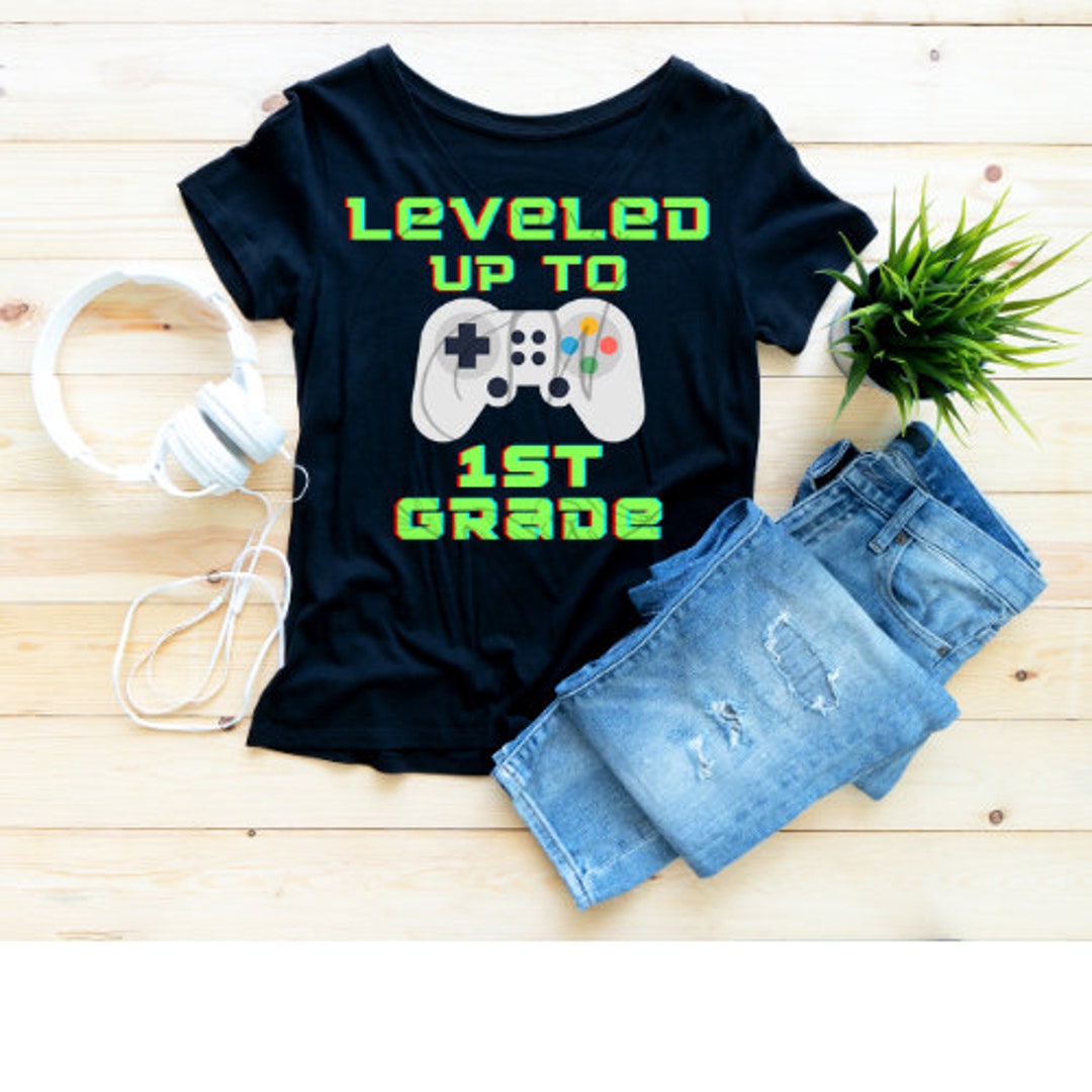 Leveled Up, Back to School, Grade PNG - Etsy
