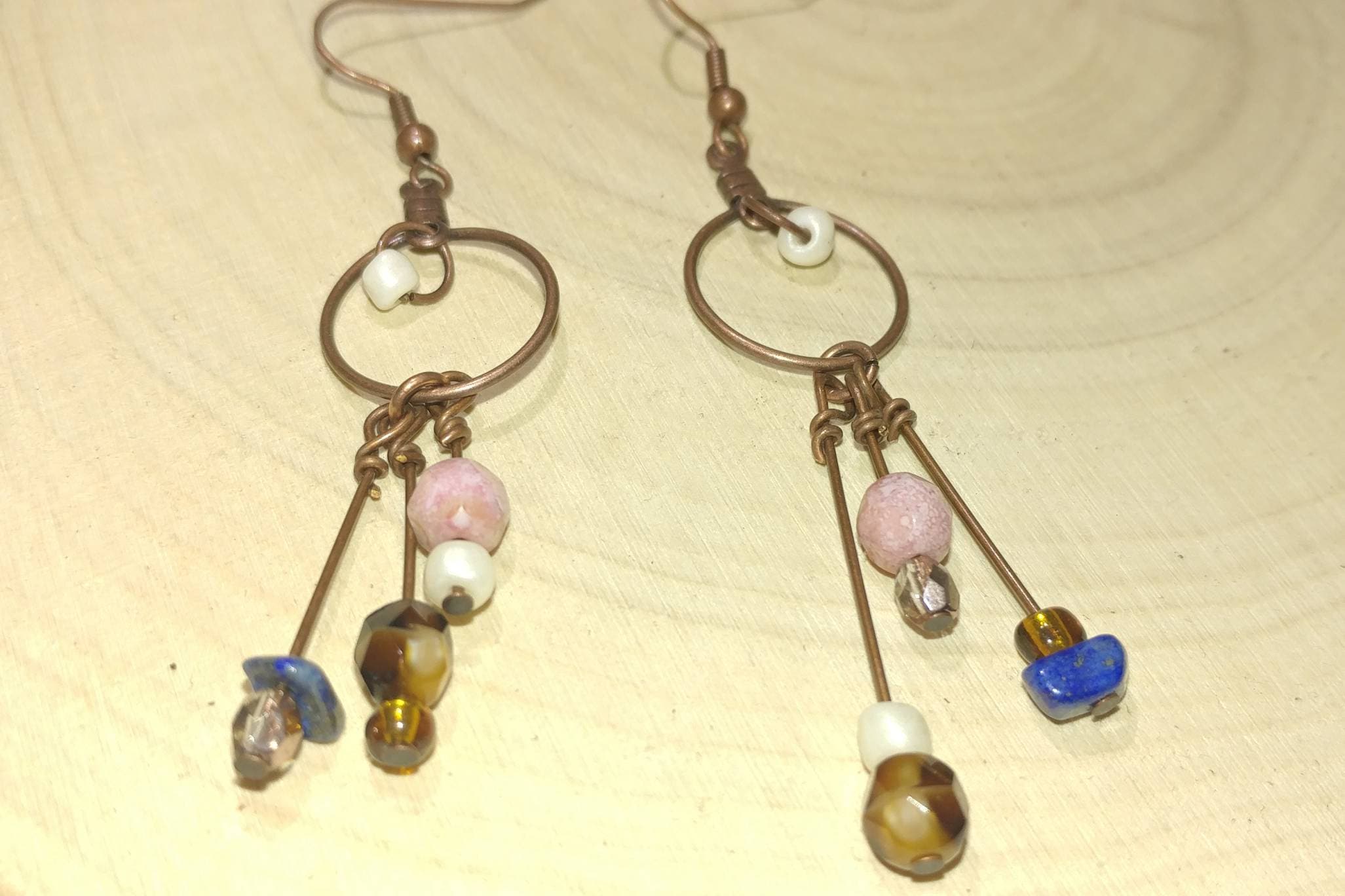 Beaded Boho Dangle Earrings Boho Jewelry Handmade Earrings - Etsy