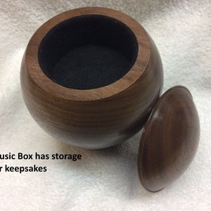 Music Box, 4 Inch Spherical, Turned, Round - Etsy