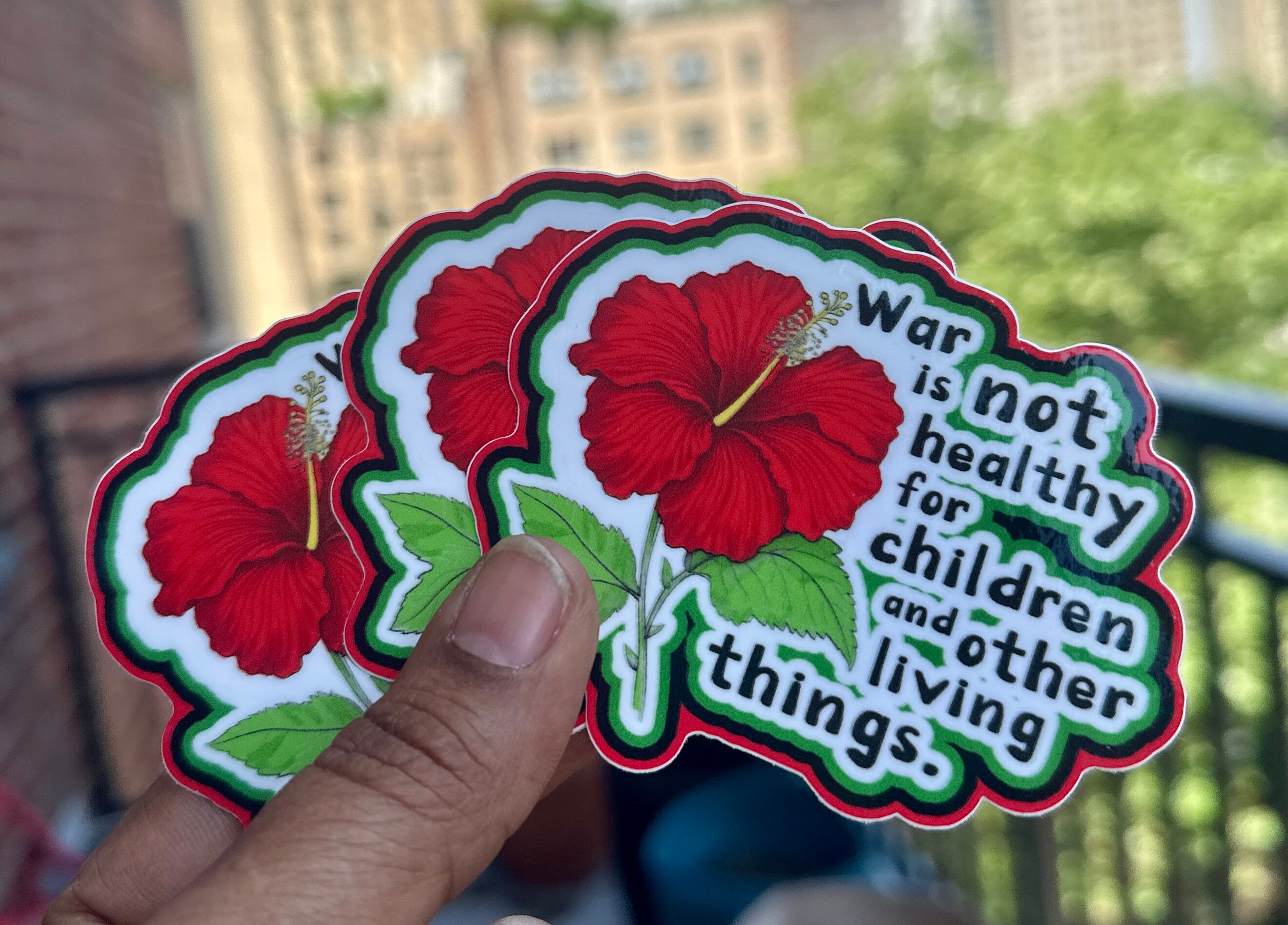 Anti-war Stickers for Sudan and Palestine - Etsy