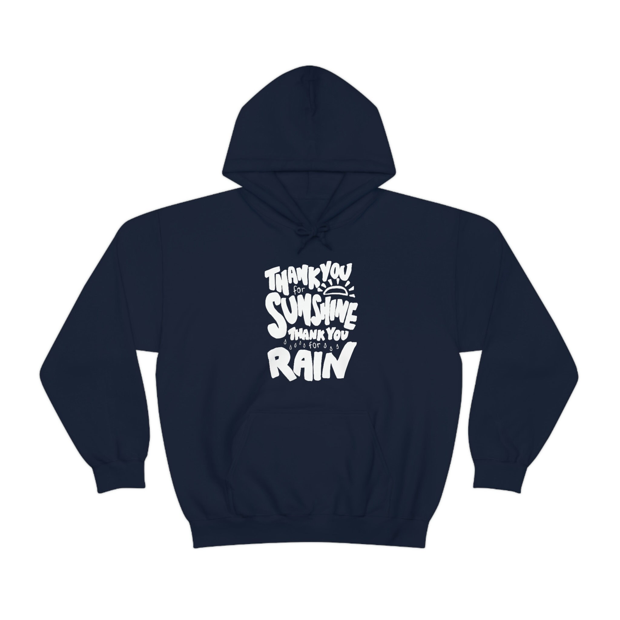 Thank You for Sunshine, Thank You for Rain Hoodie - Etsy