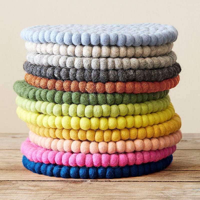 Woven Round Trivets - Etsy UK