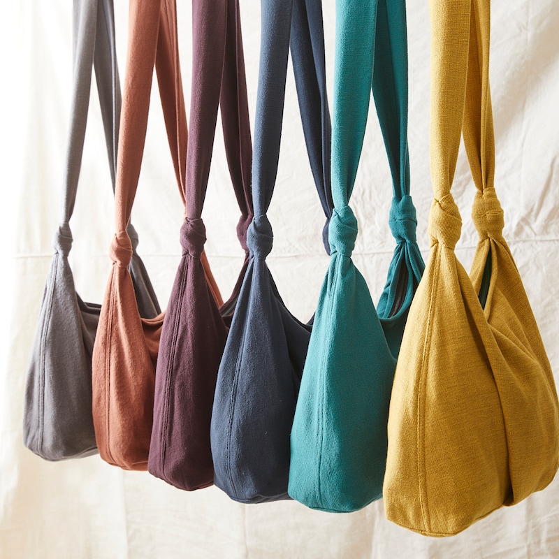 Purple Vegan Hobo Bag - Etsy UK