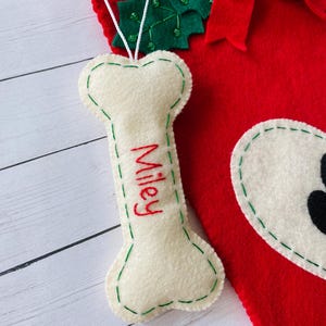 Pet Christmas Stocking Pattern PDF, Dog Cat Paw Print Stocking Digital ...