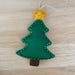 Christmas Tree Felt Ornament Pattern, Easy Christmas Felt DIY Ornament ...