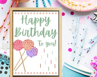 Digital Happy Birthday Print - Etsy