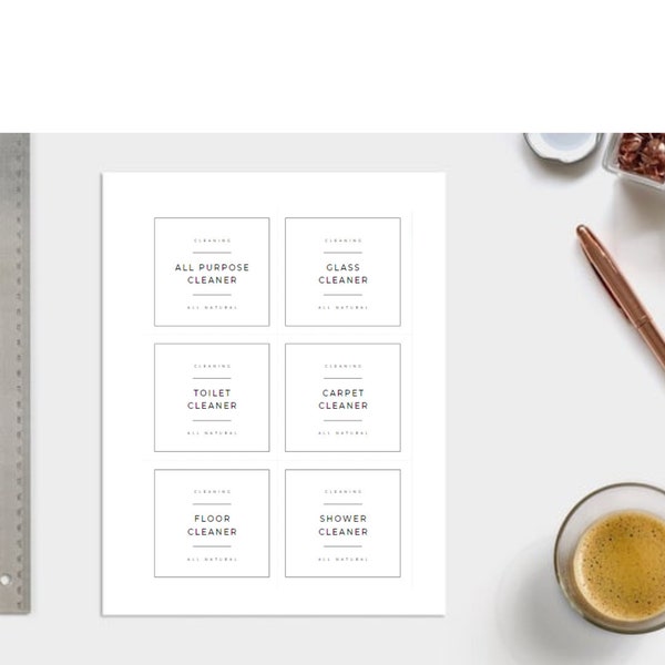 Minimalistic Label - Etsy