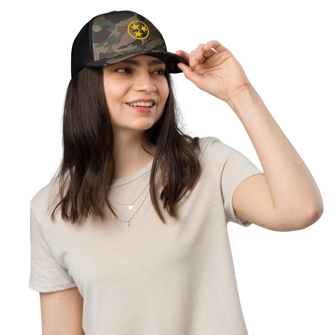 Bold Tennessee Pride Worn Proud With the Three Stars (camouflage ...