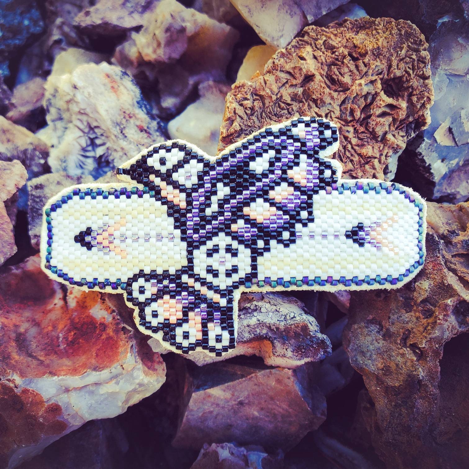 Beaded Hummingbird Hair Barrette - Etsy