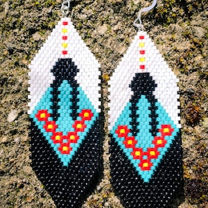 MMIW Beaded Earrings/no Fringe - Etsy