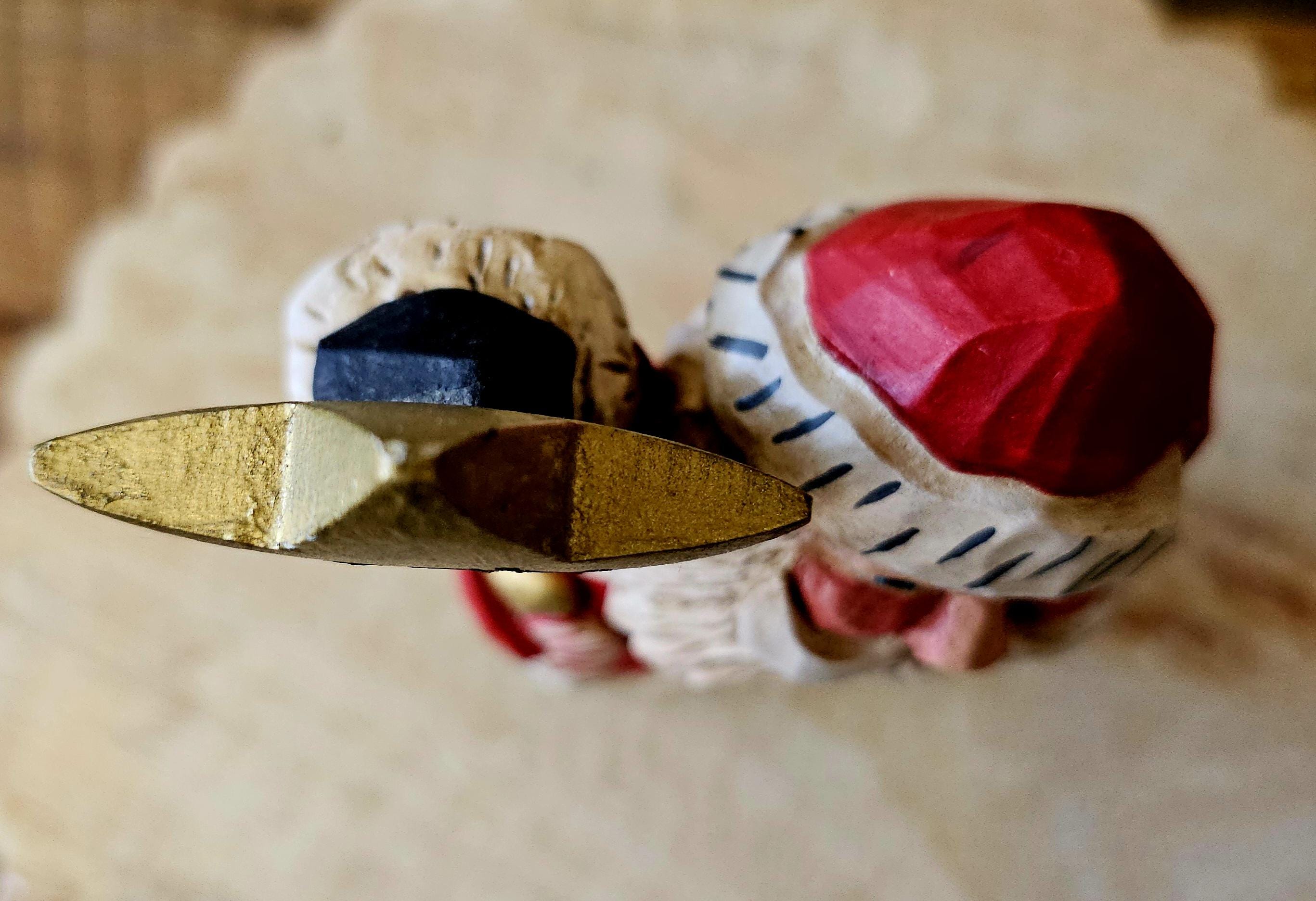 Von Maur 1997 Signed Paul Bolinger 7 Folk Art Santa - Etsy